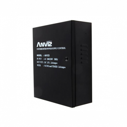 ANVIZ Single Lock Power Supply with Optional Battery Backup (AU123 ...