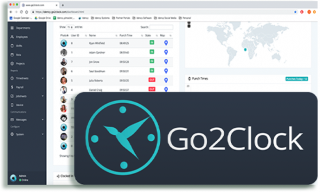The latest in cloud based employee Time & Attendance from Go2Clock ...