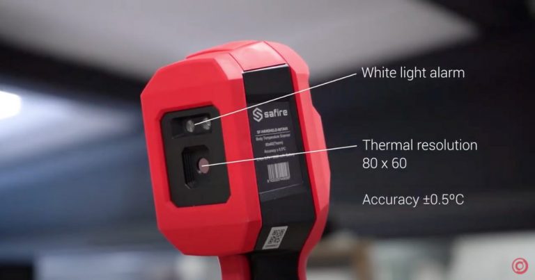 Portable Handheld Body Temperature Scanner by Safire