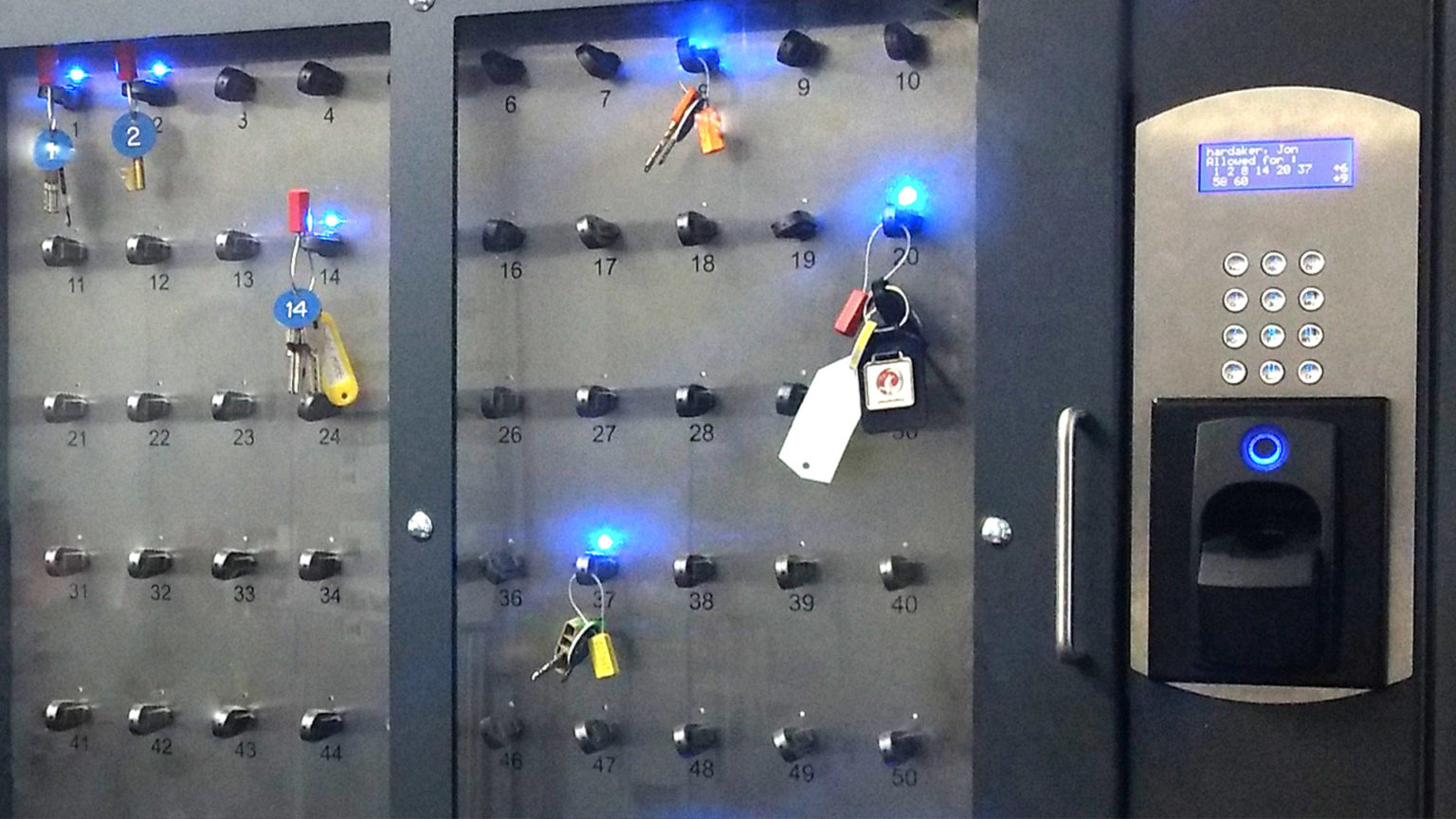 Biometric Key Cabinet & Management System - Idency