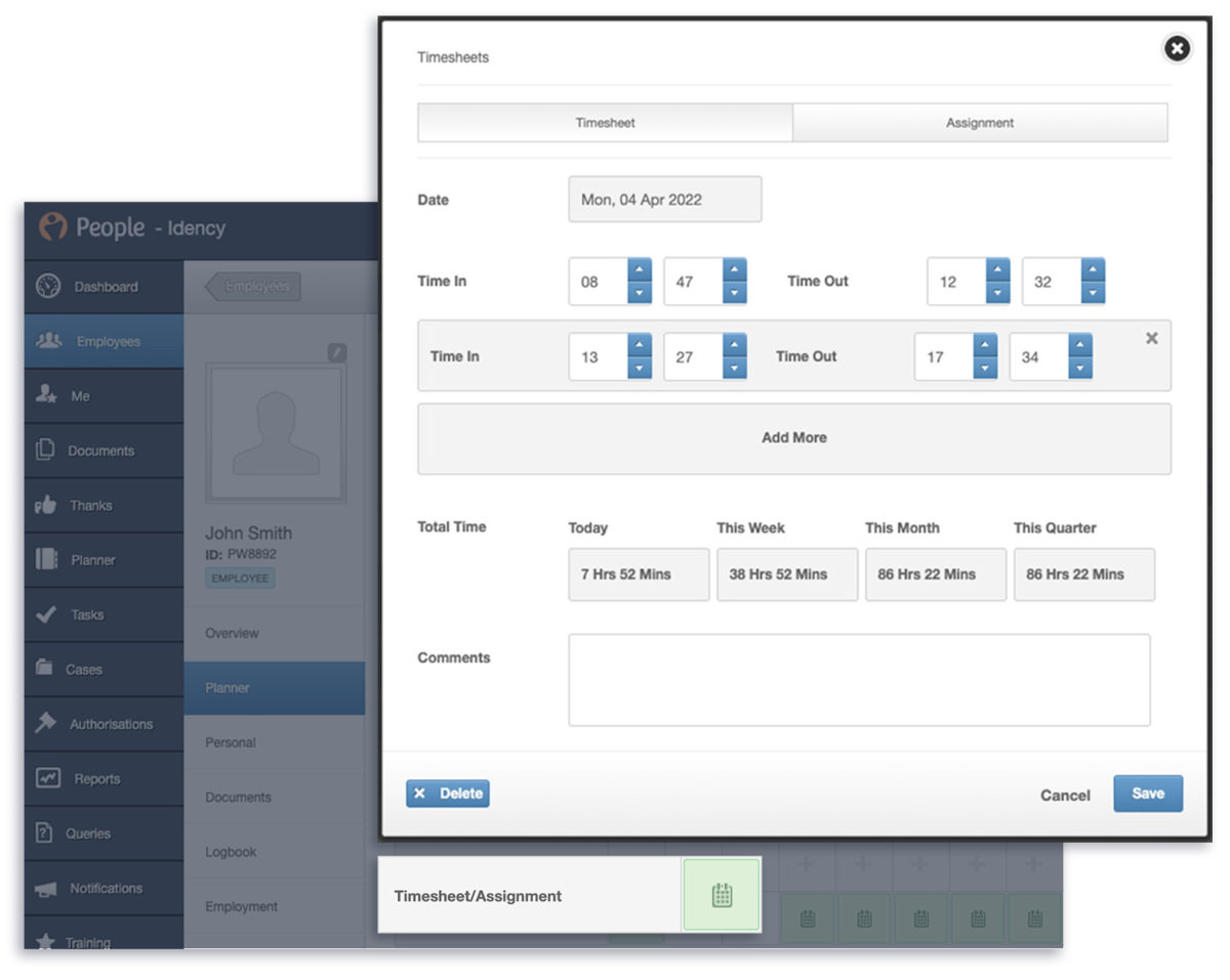 PeopleHR Time & Attendance Facial Recognition and RFID System