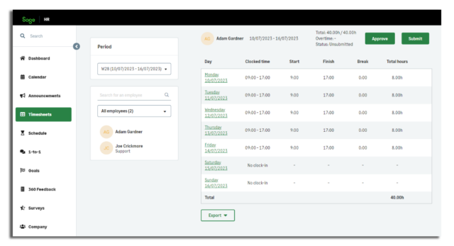SageHR UFace 5 Pro Facial Recognition System